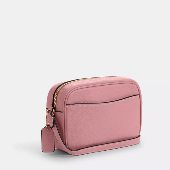 Coach | Bags | Coach Leather Mini Jamie Camera Bag Crossbody True Pink ...
